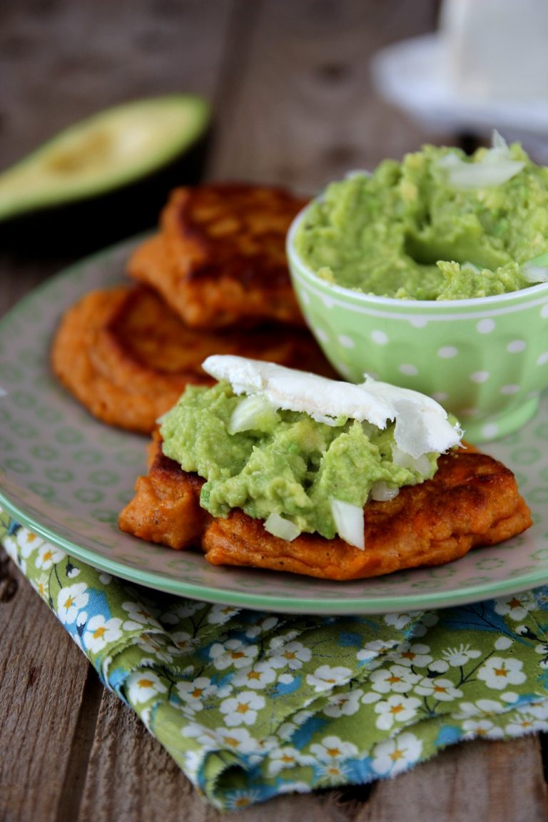 Blinis de patate douce à l'avocat #Veggie - Payette cuisine