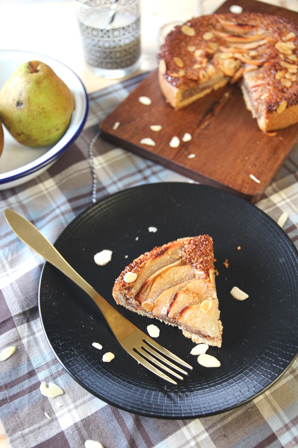 Tarte façon bourdalou {VEGAN} - Payette cuisine